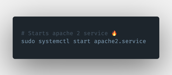 How to start an Apache 2 server or service in Linux? | MELVIN GEORGE