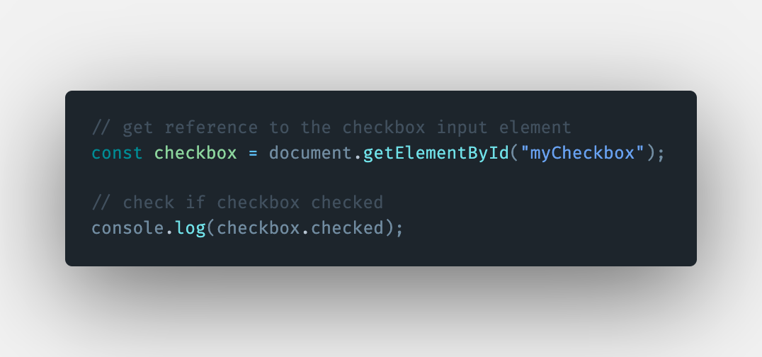 How To Check Whether A Checkbox Input Element Is Checked Using Javascript Melvin George