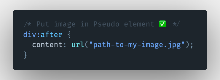 How to put an image inside pseudo elements in CSS? | MELVIN GEORGE