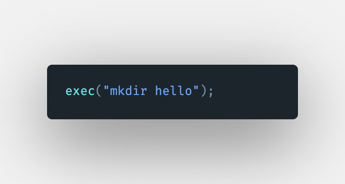 How to execute shell commands in Node.js? | MELVIN GEORGE