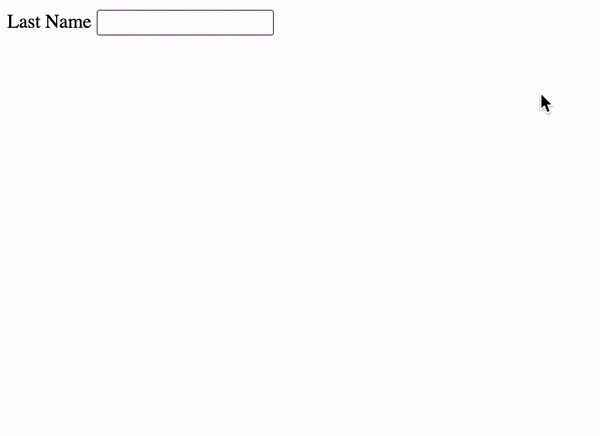 How to autocomplete the values for Last Name or Family Name fields in an input HTML element ...