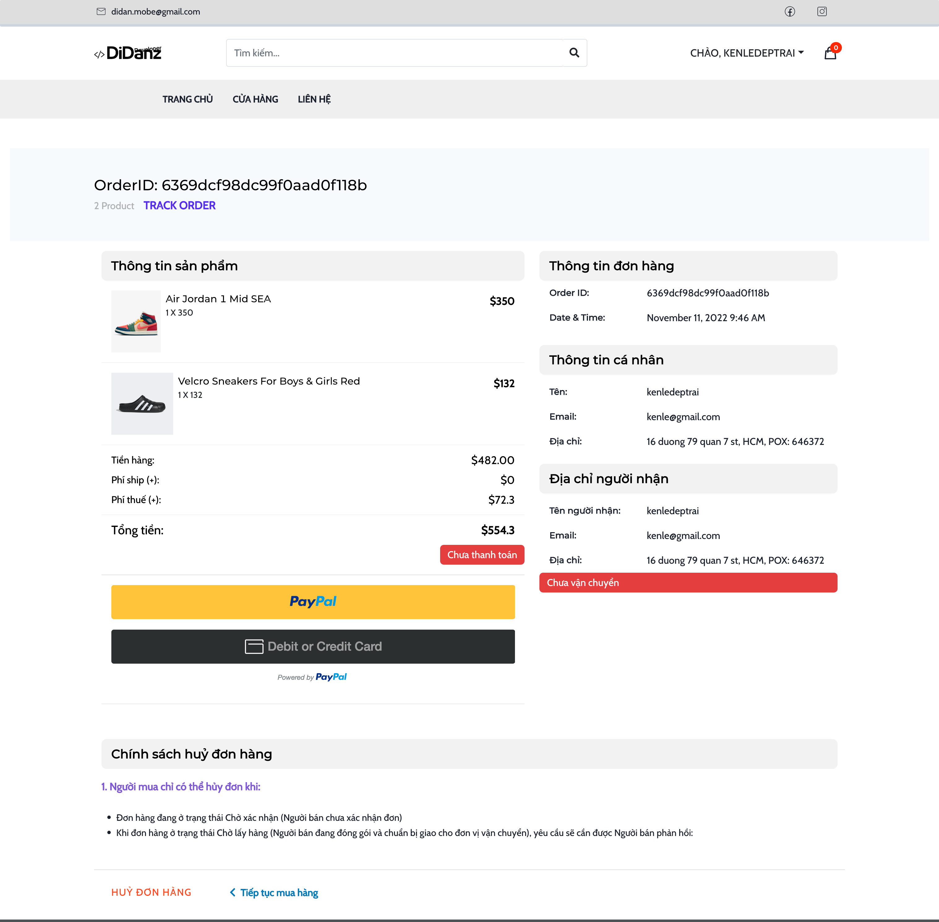 GitHub - ledidan/client-ecommerce-MERN: A starter project for building performant ECommerce ...