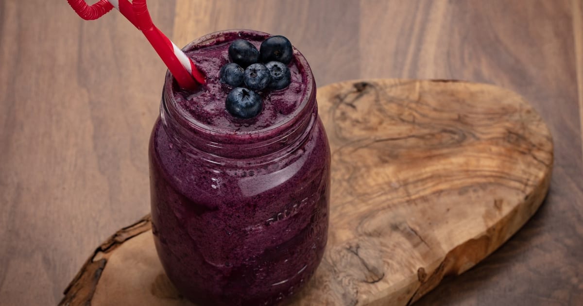 Kefir-Blaubeer-Shake