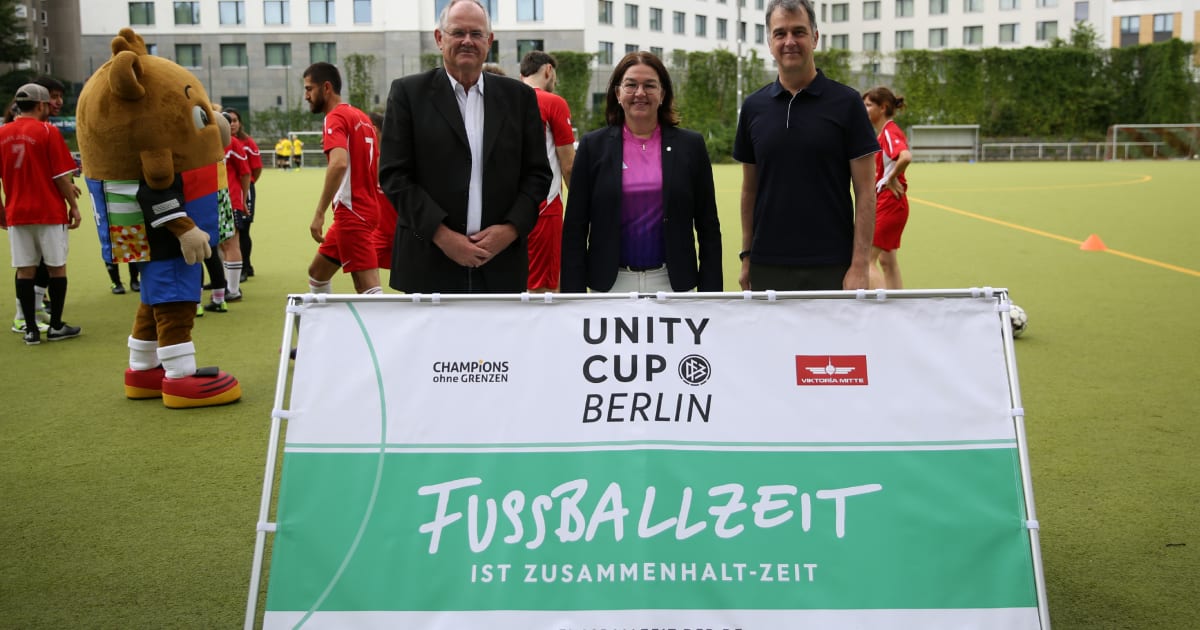 "Fußball, der das Herz erwärmt": Unity Cup in Berlin