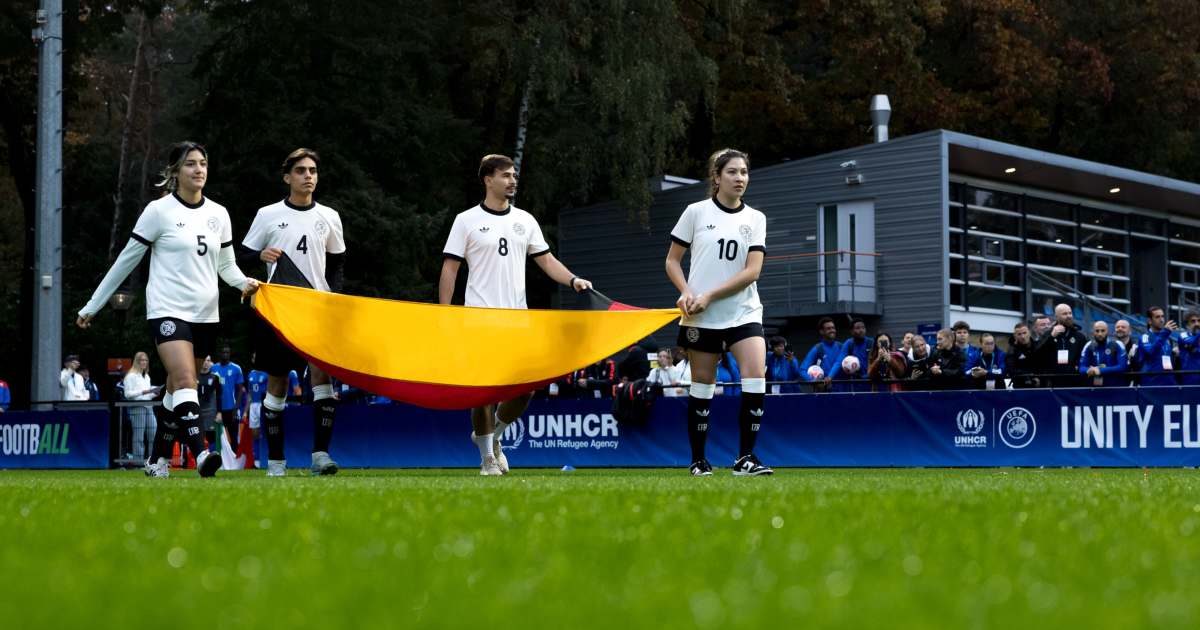 Fußball verbindet: Deutsches Team bei Unity EURO Cup