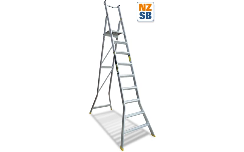 Easy Access Warthog Platform Ladder 9 Step (Each) for sale - NZ Safety ...