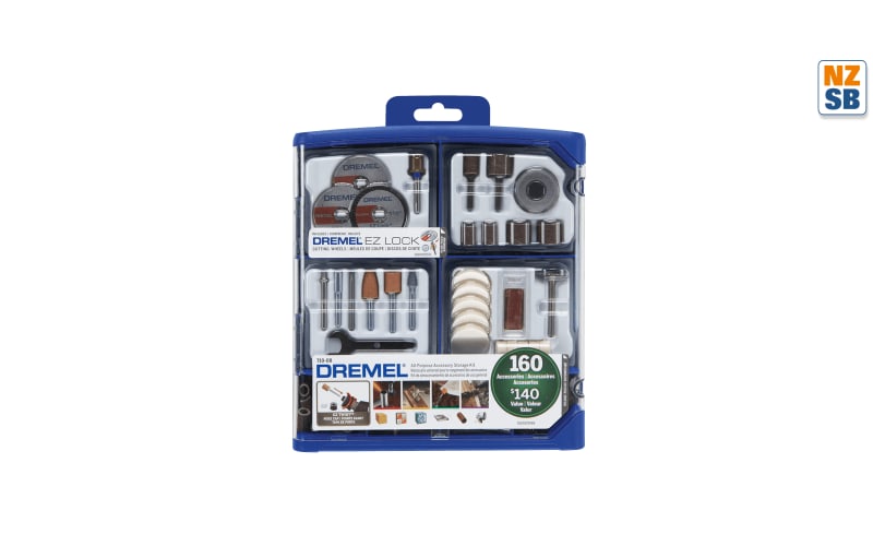 Dremel 160 Piece Accessory Set 710-RW2 (Each) for sale - NZ Safety Blackwoods.