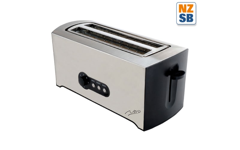 Nero 4 Slice Toaster Stainless Steel (Each) for sale - NZ Safety ...