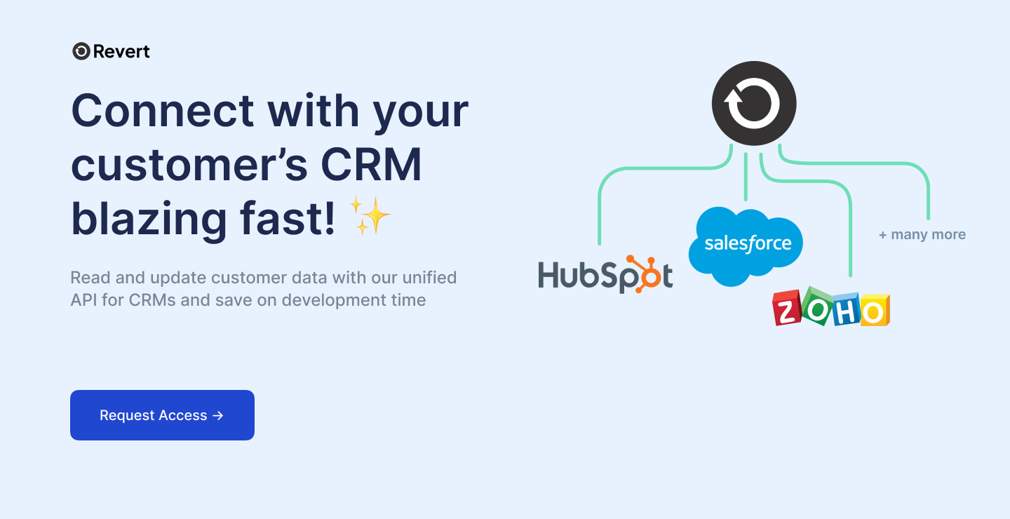 The Unified API for CRMs