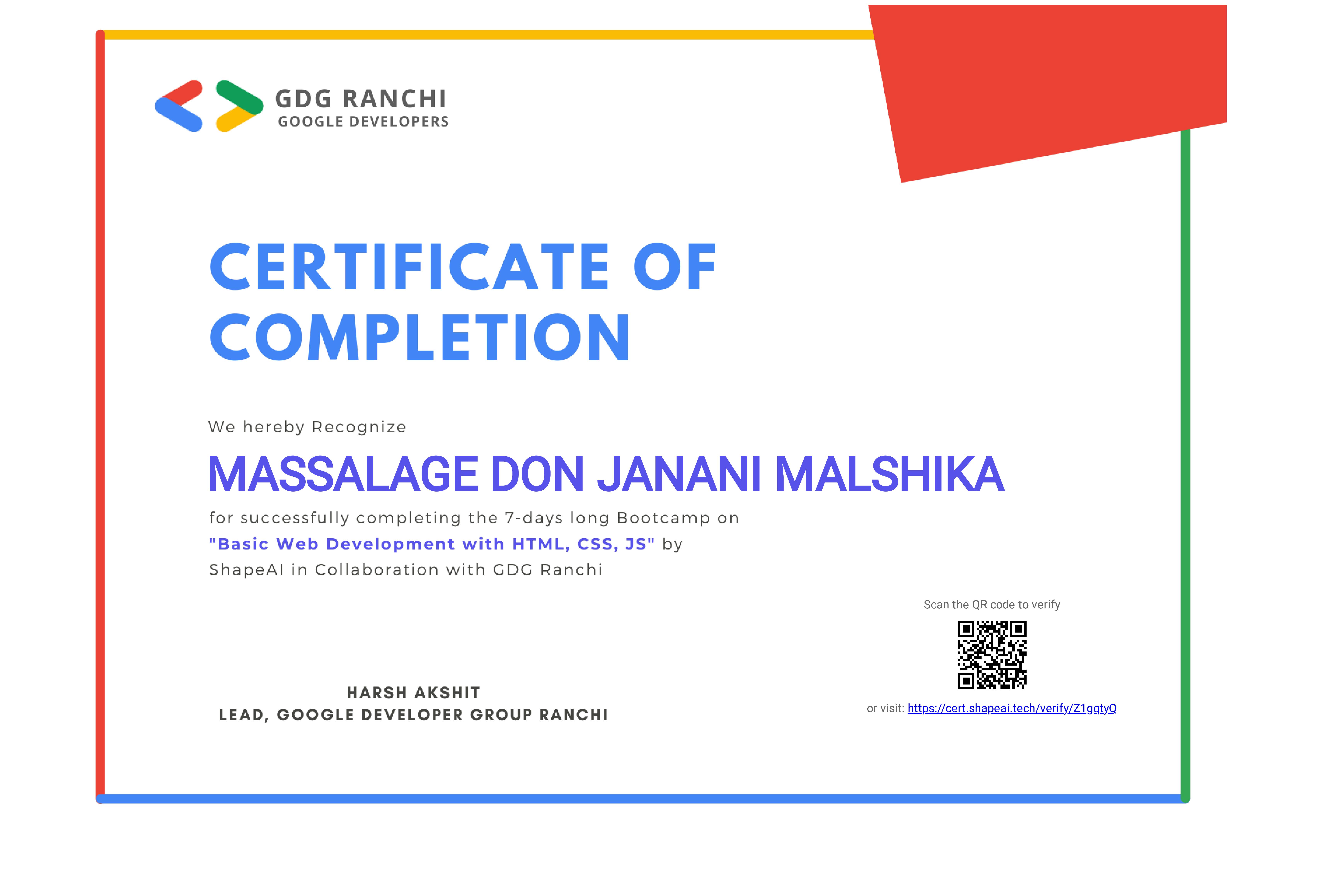 Janani Malshika - Associate Project Manager | LinkedIn