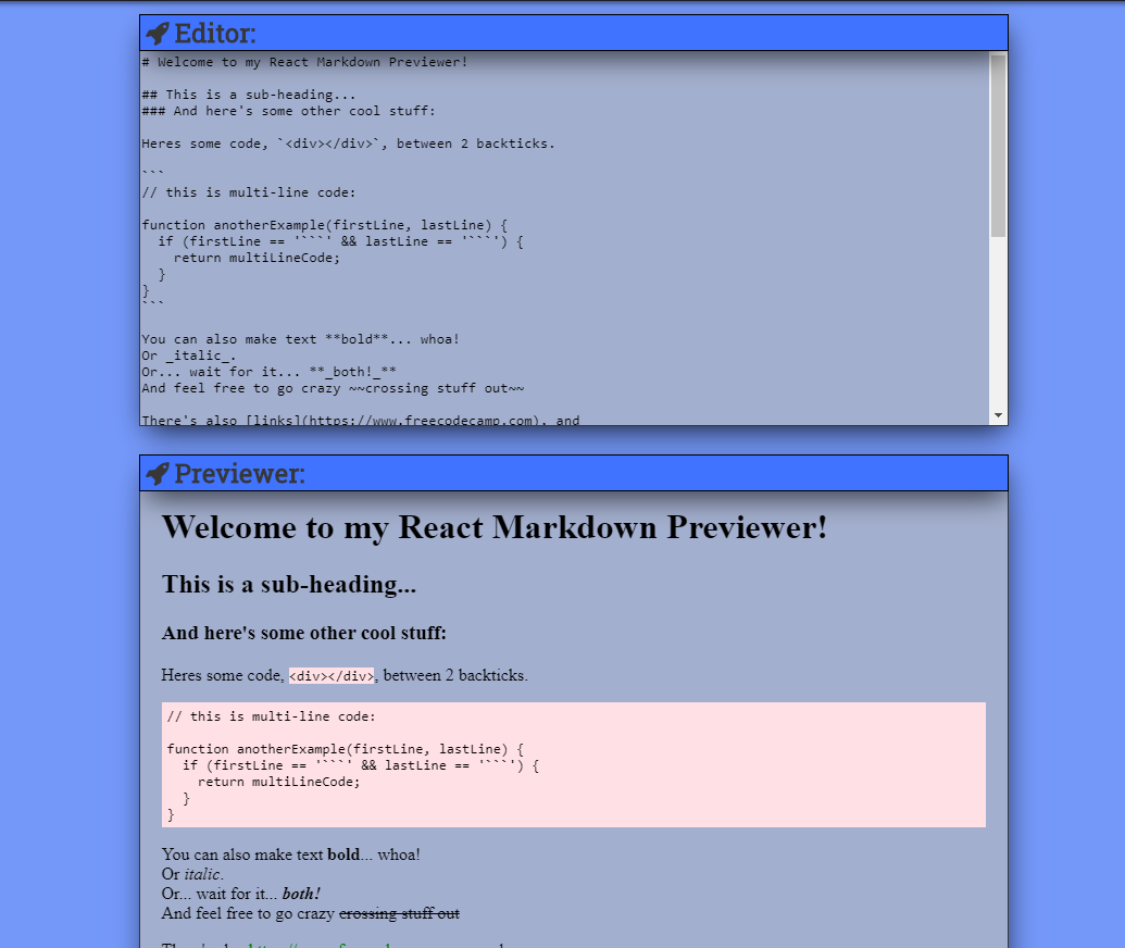 GitHub - Sieroslawski/markdownpreviewer: An HTML markdown previewer GitHub - Sieroslawski/markdownpreviewer: An HTML markdown previewer