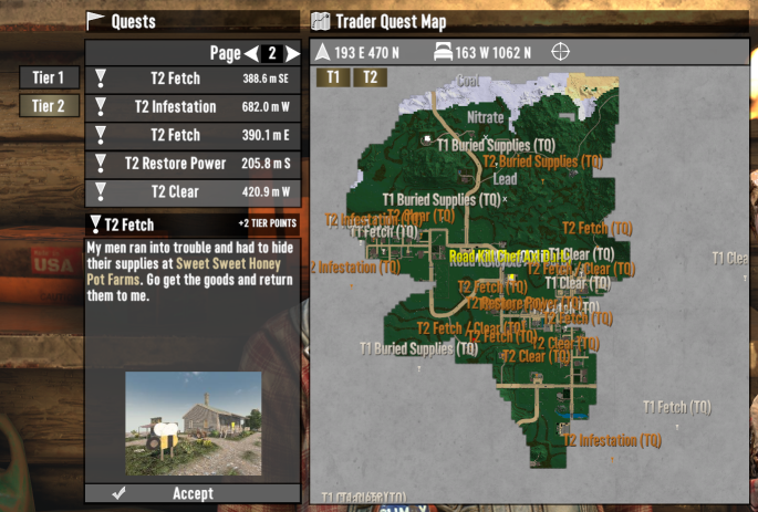 Trader Quest Map - V2.5 b23 at 7 Days to Die Nexus - Mods and community