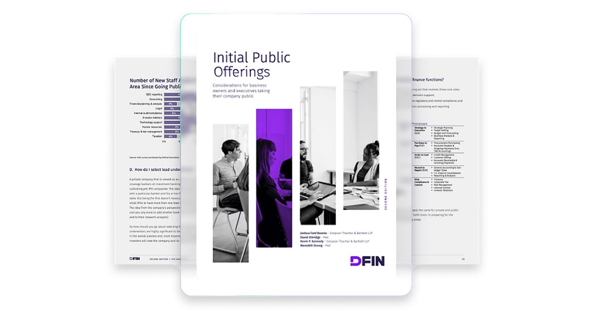 DFIN美股IPO指南 — 第2版 - 当纳利金融服务集团 (DFIN)