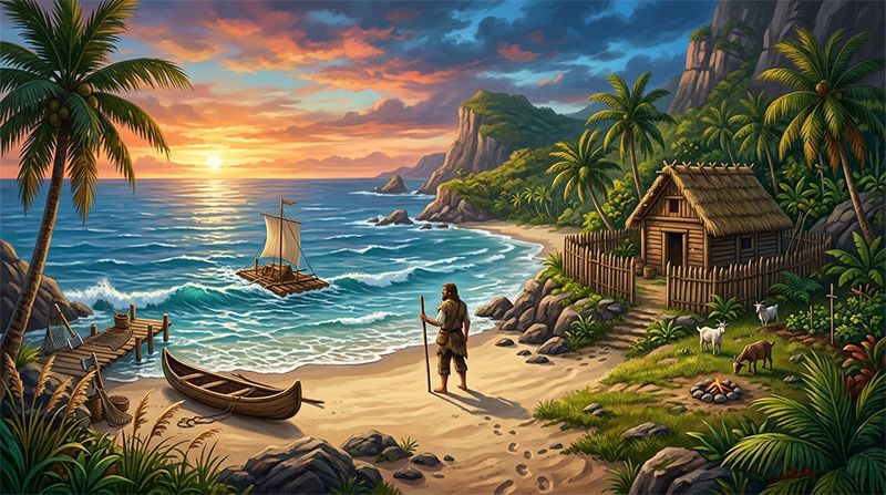 Robinson Crusoe ke stažení zdarma – Daniel Defoe | eKnihyZdarma