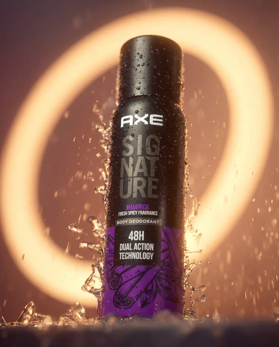 Photorealistic Refreshing Studio Product Shot – AXE Signature Template ...