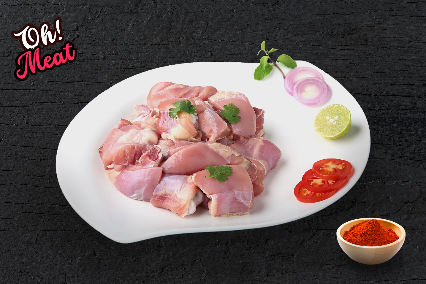 Oh! Meat - is a premium meat delivery platform based in Hyderabad
