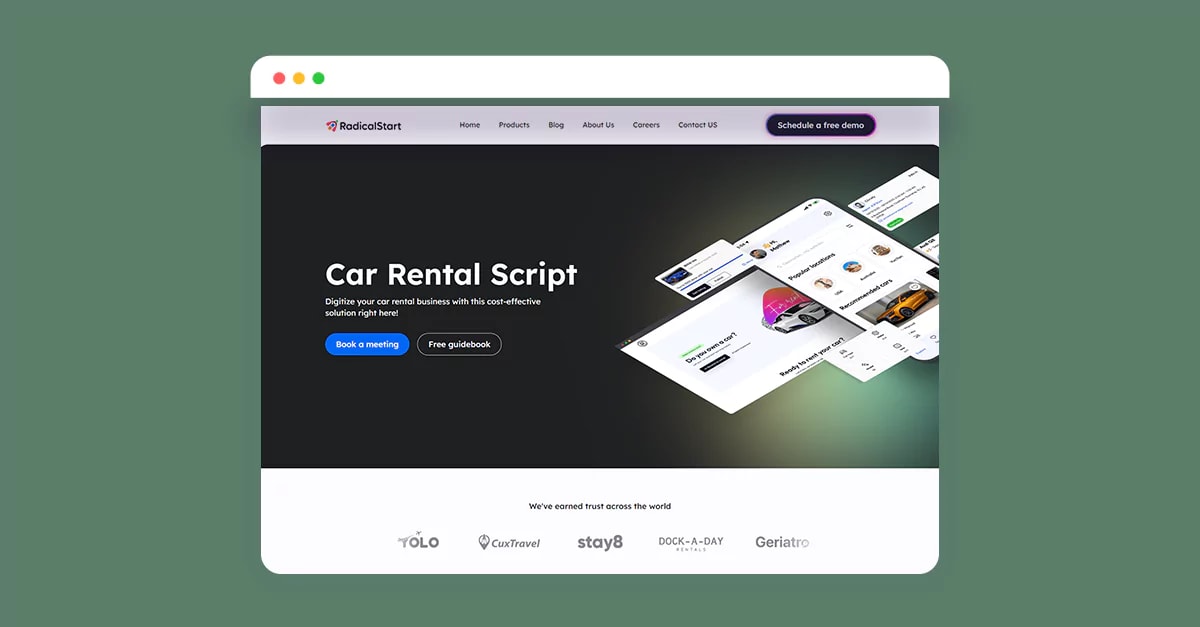 Car Rental Script - #1 Car Rental Solution