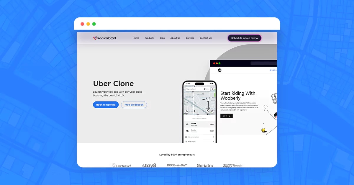 Uber Clone - Launch your Taxi Booking App Quickly!