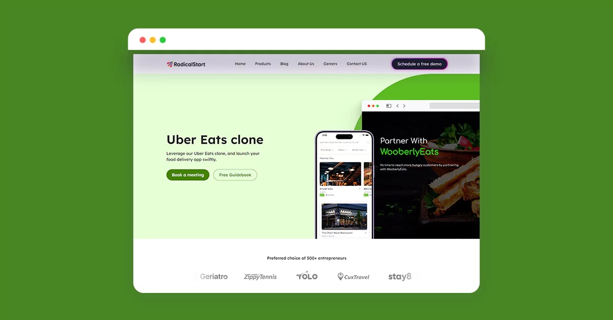 UberEats Clone - Launch your Food Delivery app Quickly
