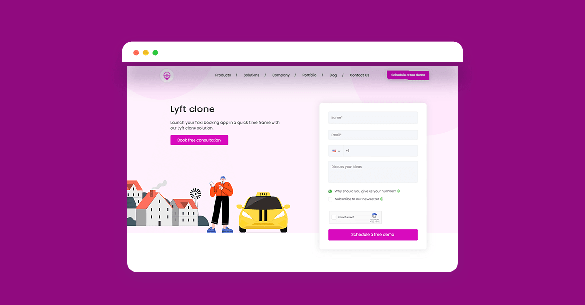 Lyft Clone Script - Launch your Taxi Booking App