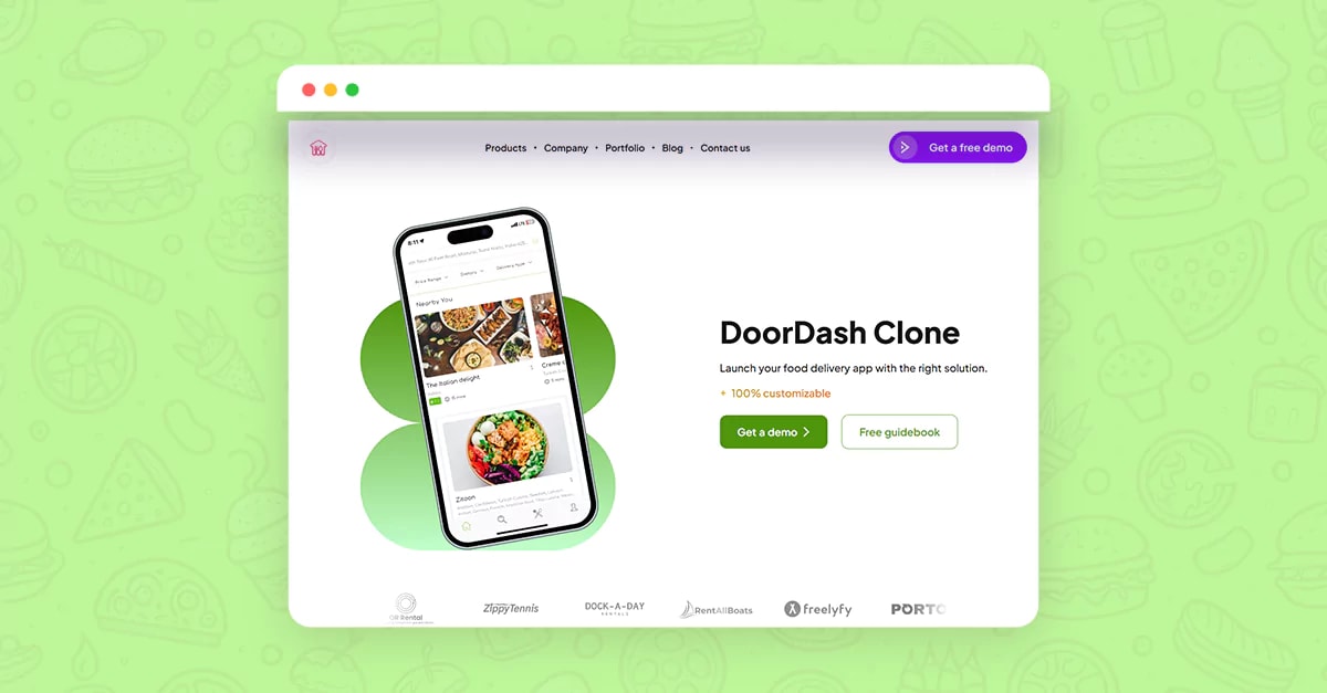 Launch DoorDash Clone App | White-Label Food Delivery Script