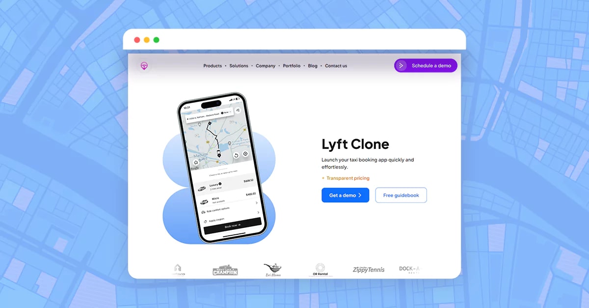 Lyft Clone - #1 Taxi Booking App Solution