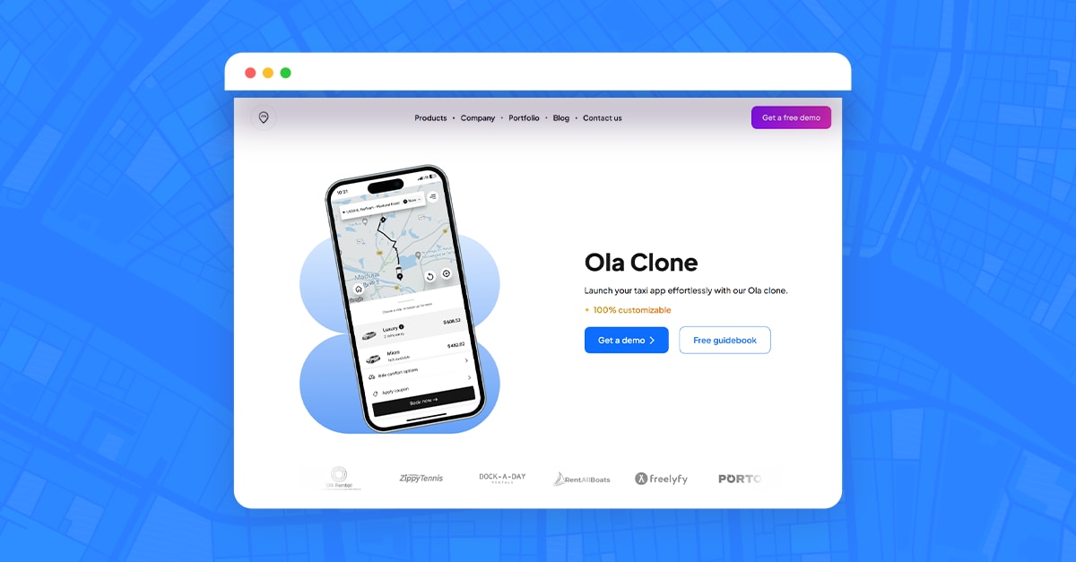 Ola Clone - #1 Taxi Booking App Solution