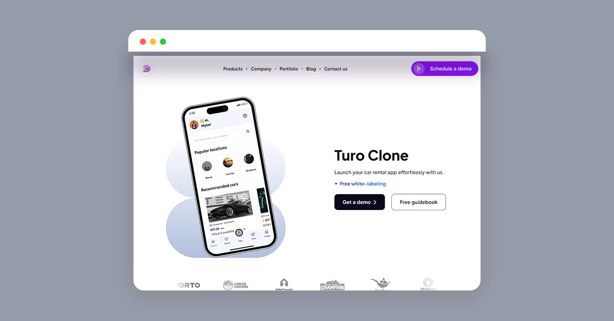 Turo clone - Launch your App-like Turo