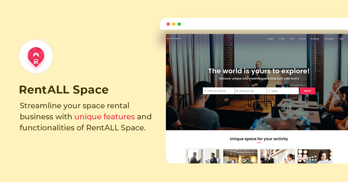 Space Rental Script | Space Booking Software - RentALL Space
