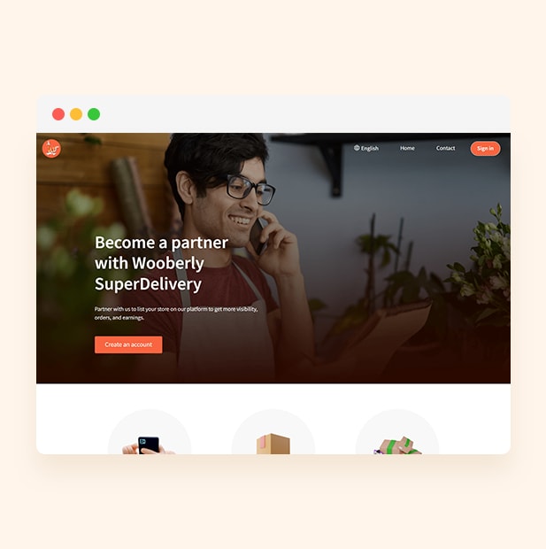 Delivery app | On demand delivery app | Wooberly SuperDelivery