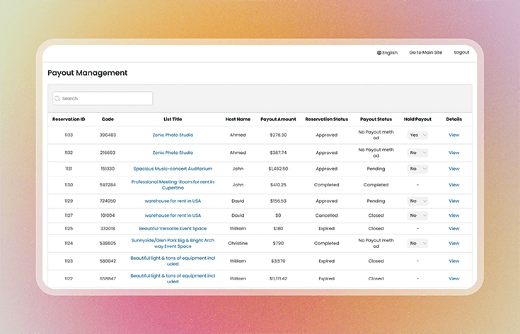Space Rental Script - #1 Space Rental App Solution