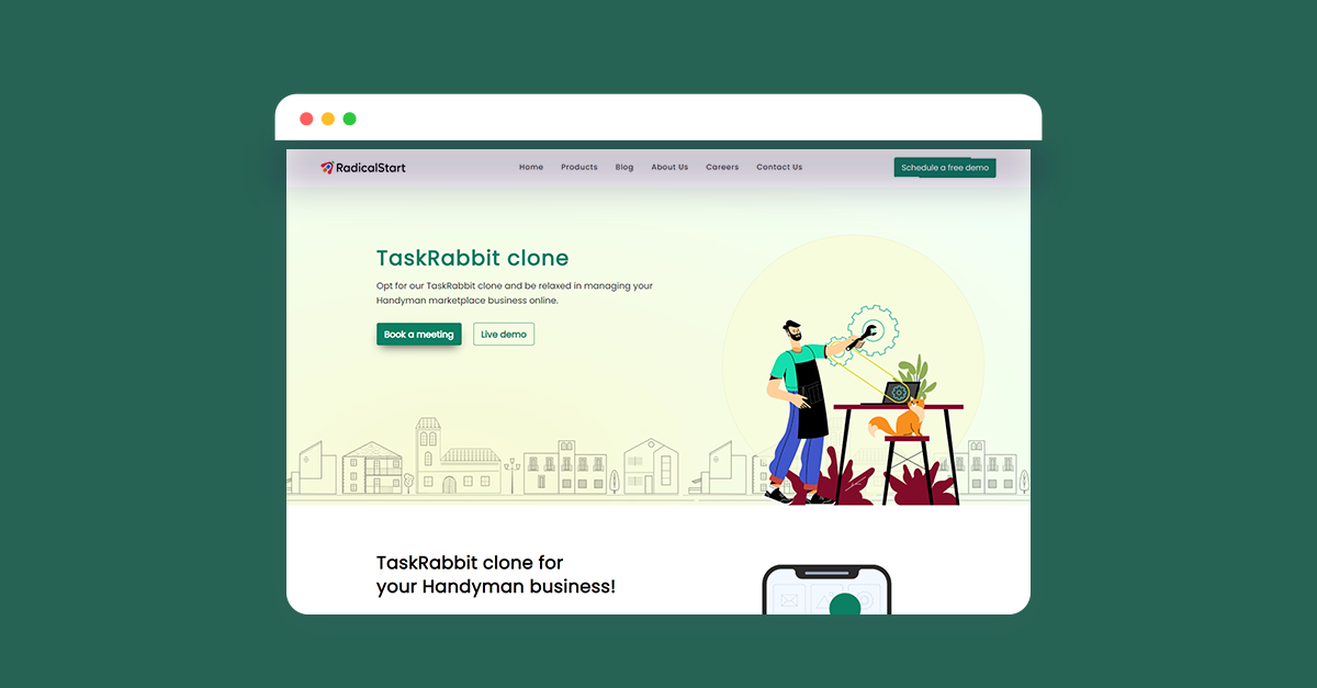 TaskRabbit Clone App - Get 100% Source Code