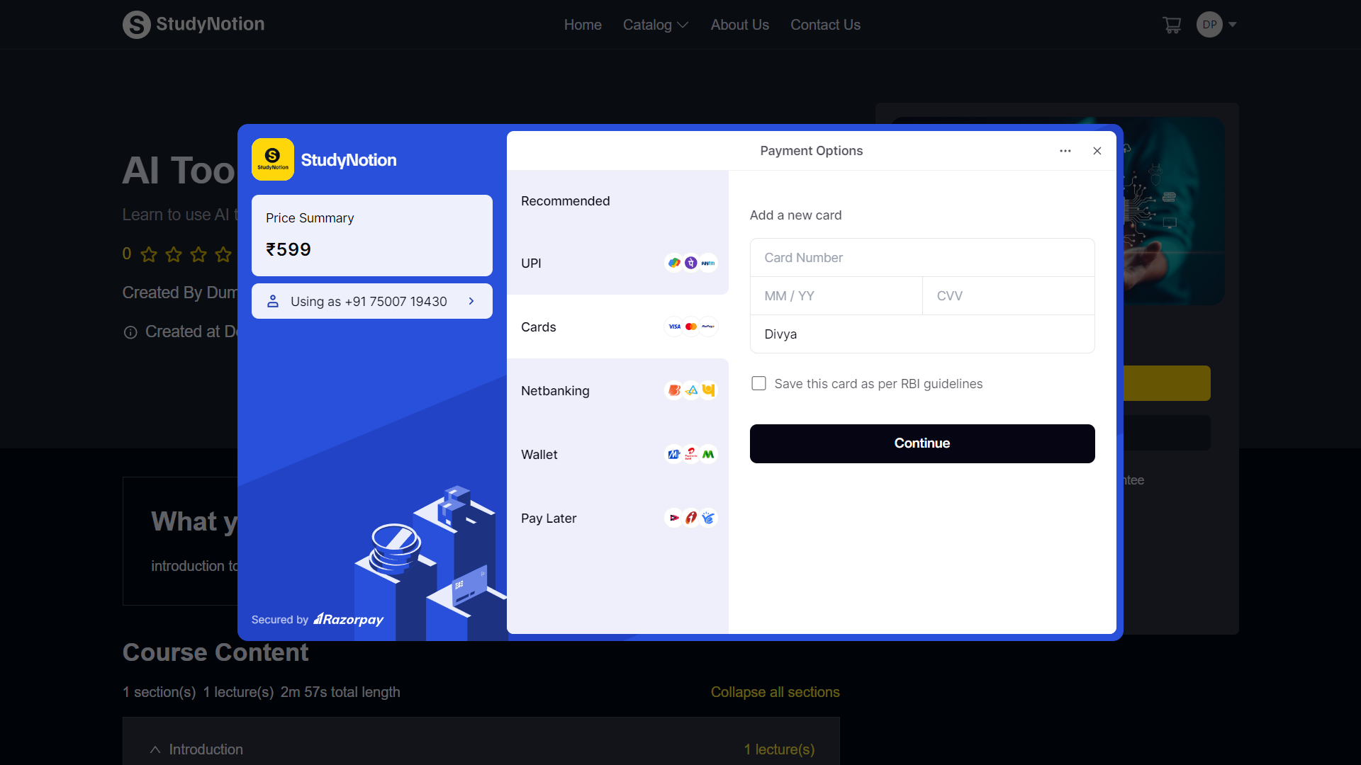 GitHub - DivyaP1063/StudyNotion: StudyNotion is an EdTech platform that offers a user-friendly ...