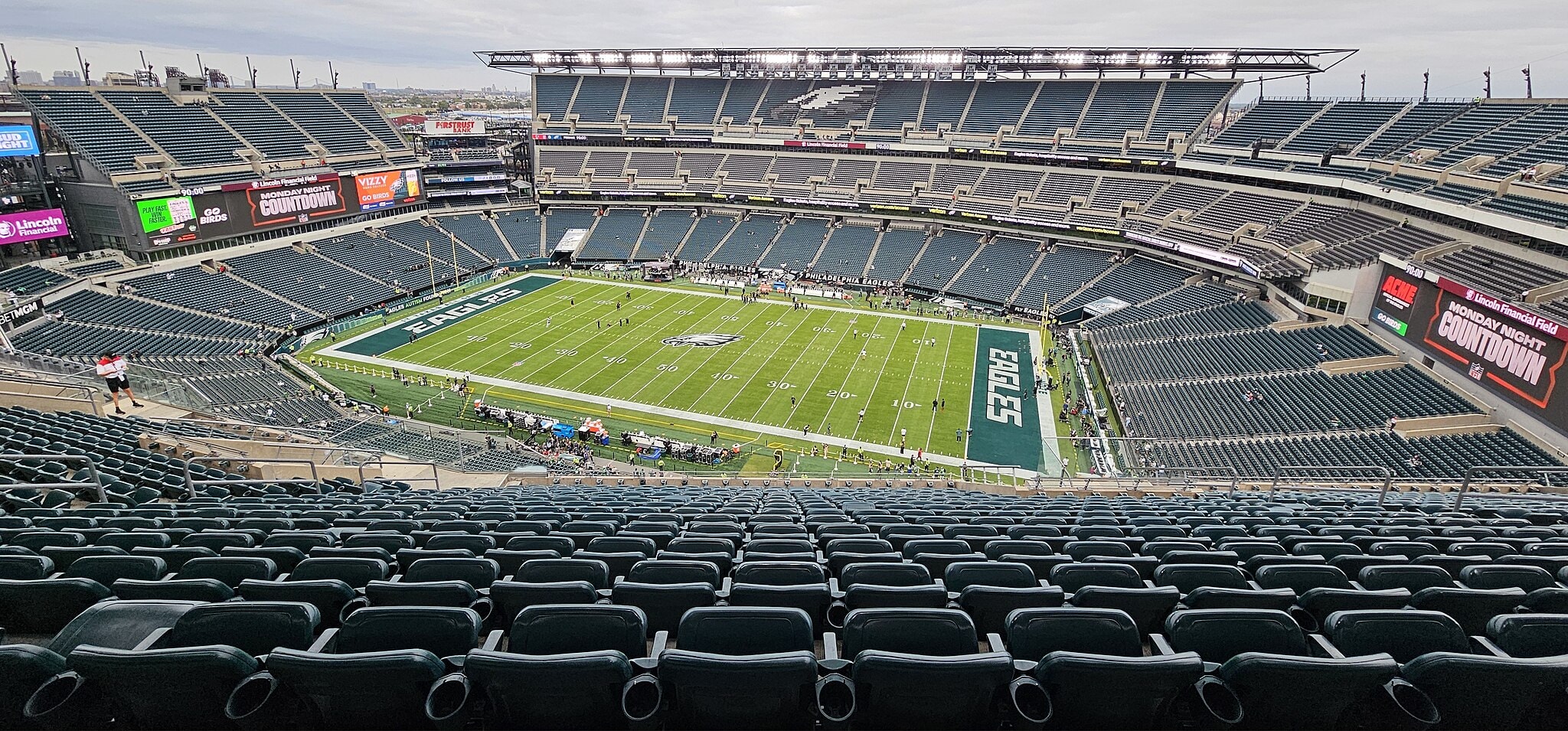 Lincoln Financial Field Seating Plan | Philadelphia Eagles Seating ...