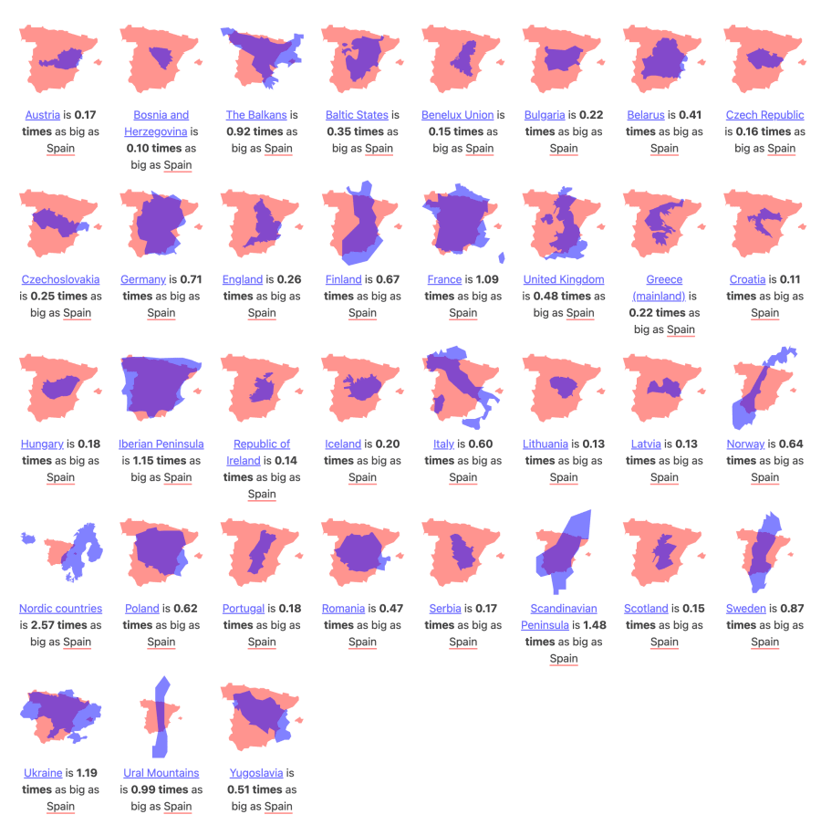 Is Spain big? Size and Extension of The 4th Largest European Country