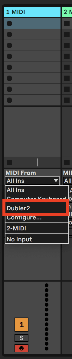 How to use Dubler 2 with Ableton Live