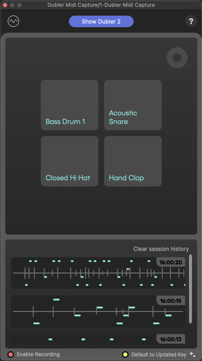 How to use Dubler's MIDI Capture