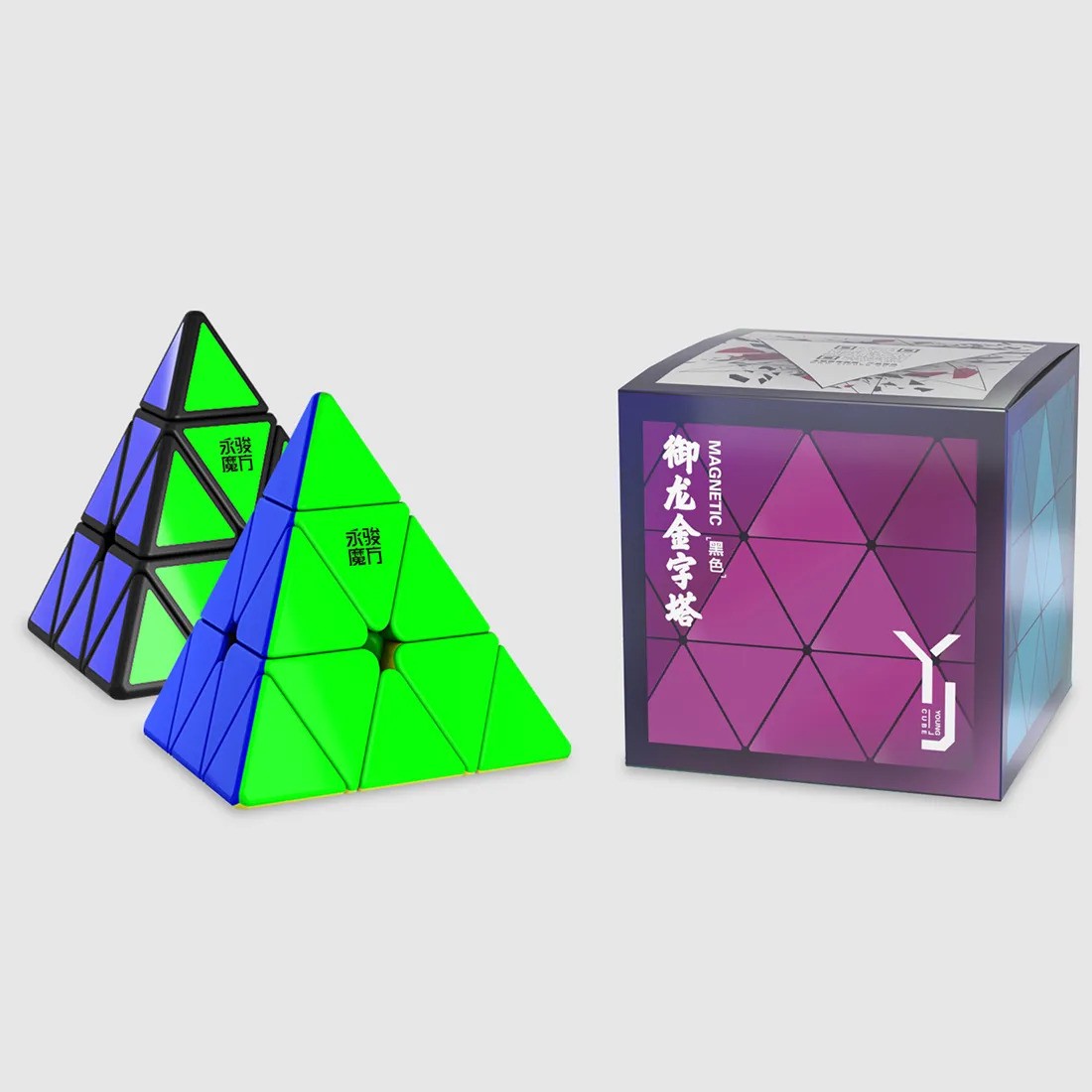 YJ Yulong Pyraminx v2 M - Black | CubeNation