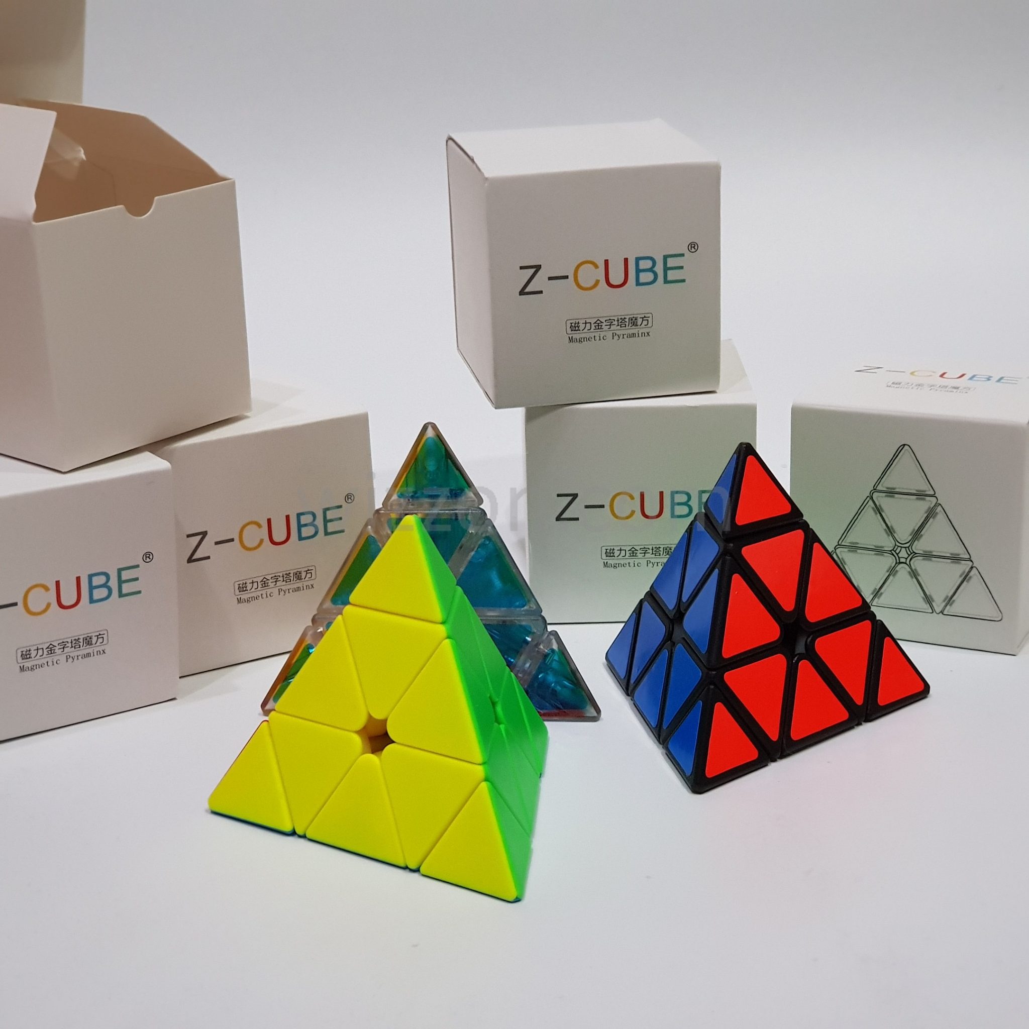 Z-Cube Magnetic 3x3 Pyraminx - Stickerless | CubeNation