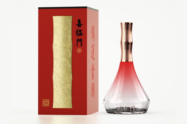 Packaging de licor Xi Lin Men diseñado por Xu Yao y Li Wei