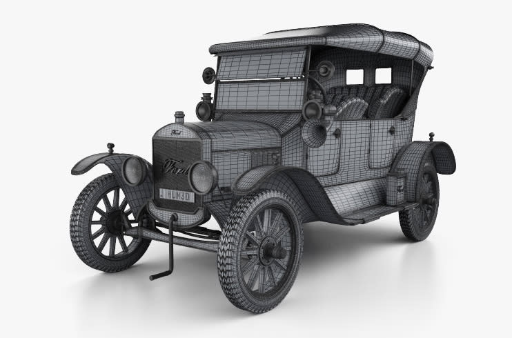 Modelo 3D Ford T. | ideasDi.com | Diseño, interiorismo y moda