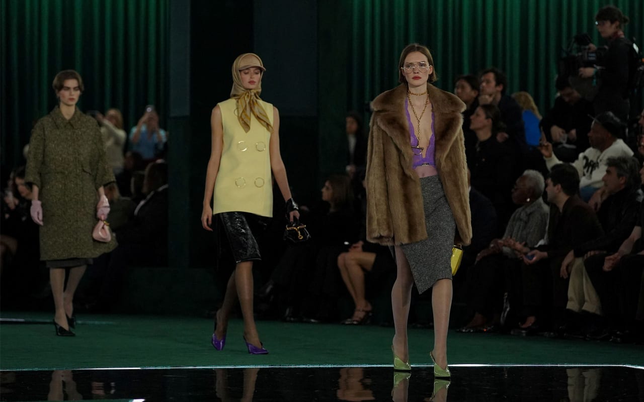 Desfile Gucci Mujer Otoño-Invierno 2025 | ideasDi.com | Diseño ...