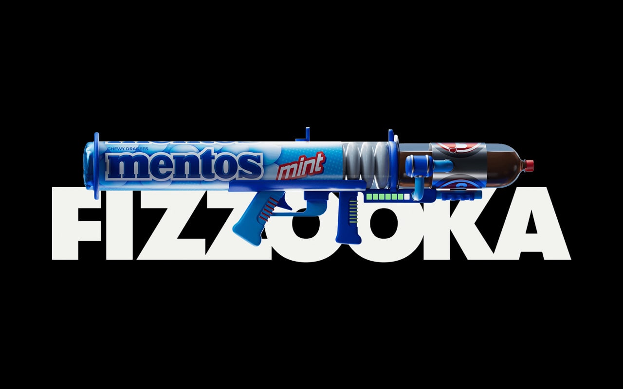Mentos Fizzooka: creativo packaging explosivo para Fortnite | ideasDi ...