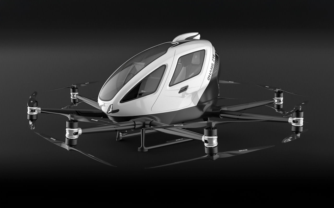 El VTOL EHang EH216-S inaugura la movilidad aérea urbana | ideasDi.com ...