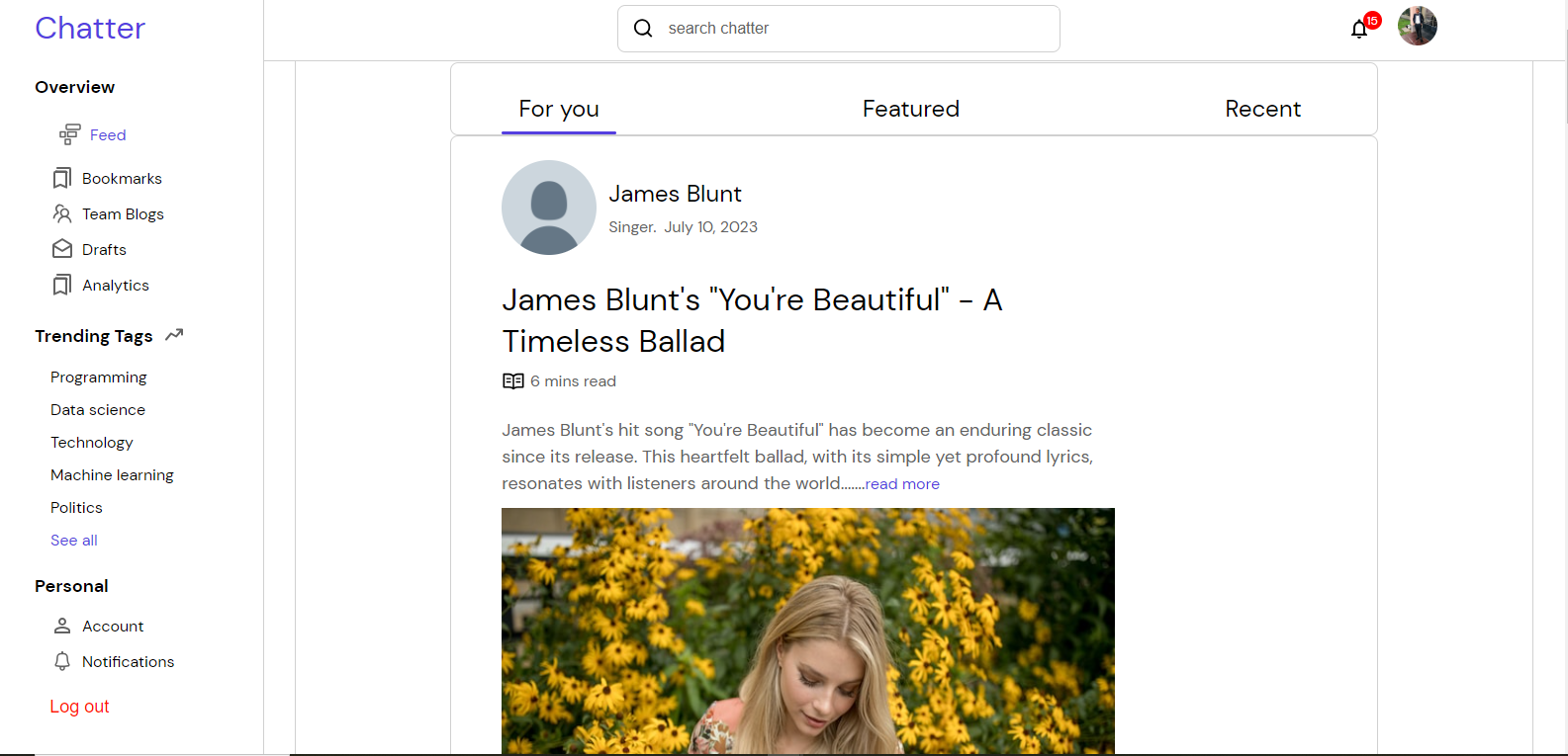 GitHub - okhuaroboosayuki/chatter: In this age of pictures, hashtags, Reels and Tiktoks, likes ...