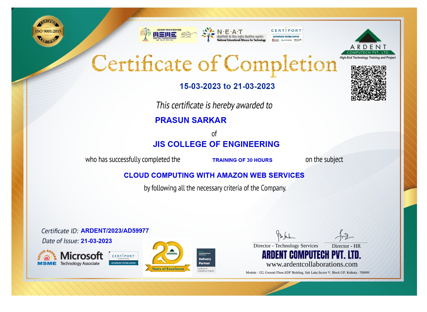 Prasun Sarkar | Portfolio