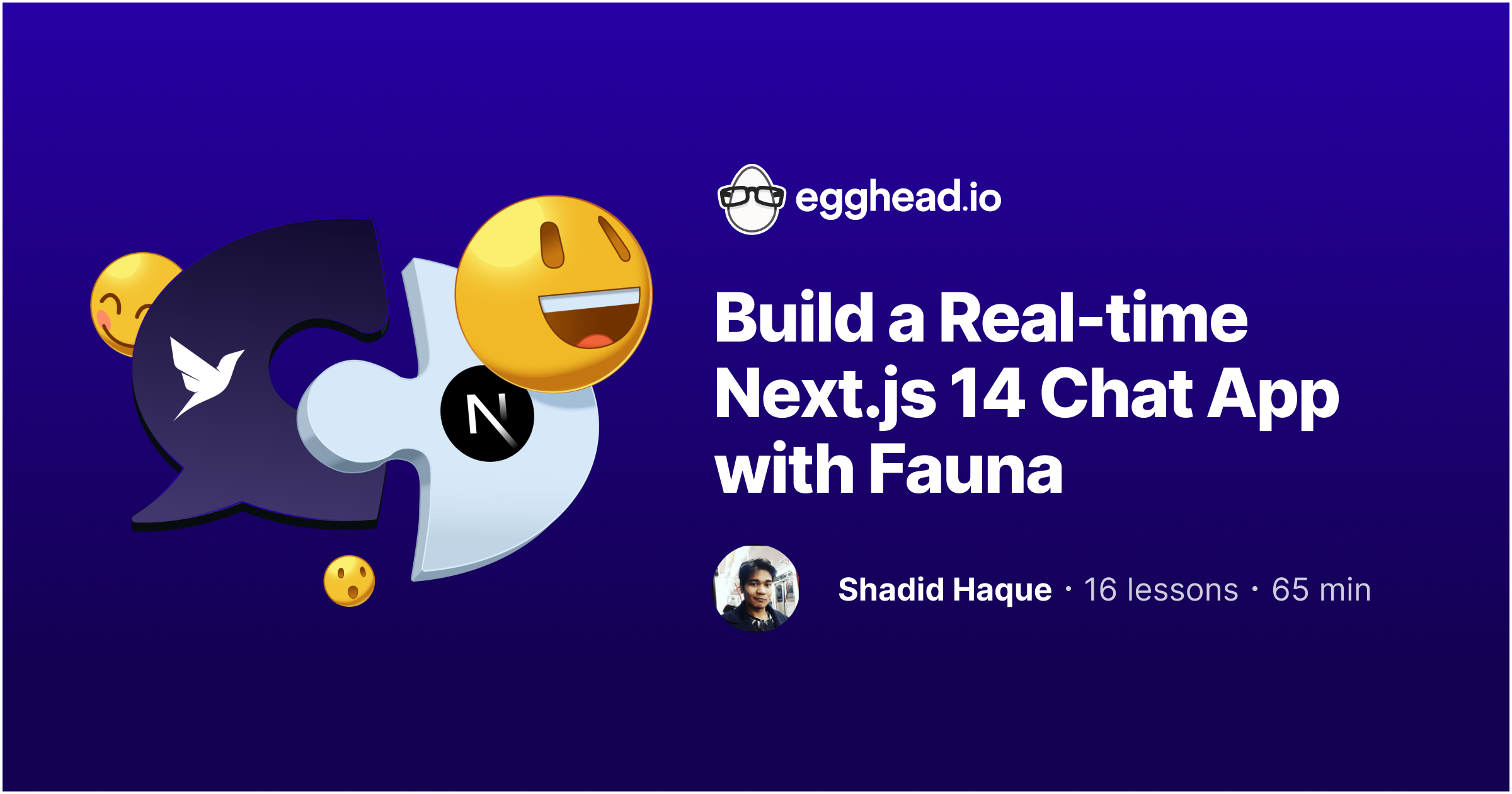 Build a Real-time Next.js 14 Chat App with Fauna | egghead.io Build a Real-time Next.js 14 Chat App with Fauna | egghead.io