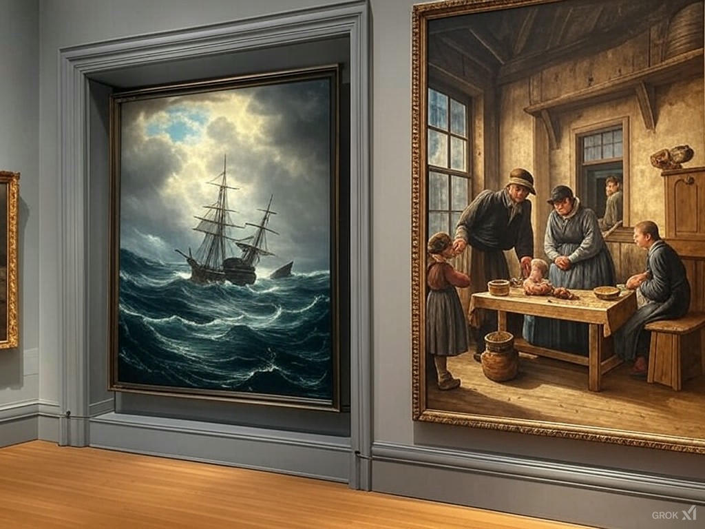 Romanticism vs. Realism: Art's Duality