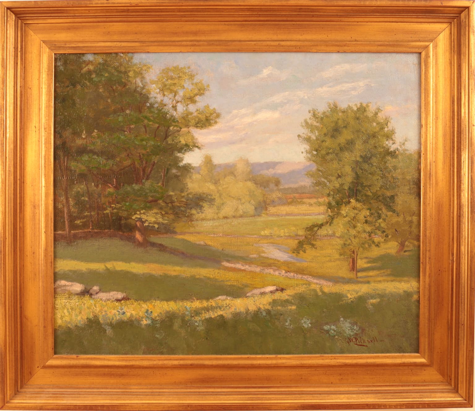 George W. Picknell - The Clearing Painting For Sale