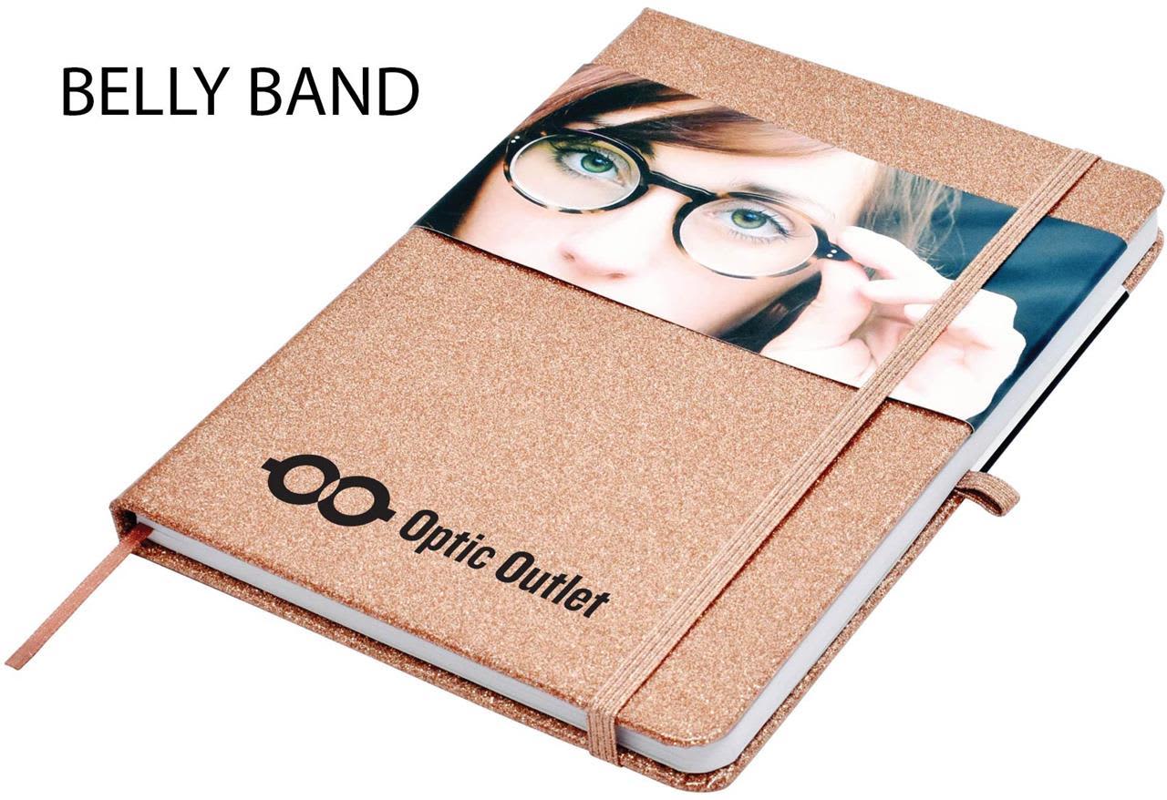 Sparkle and glitter notebook